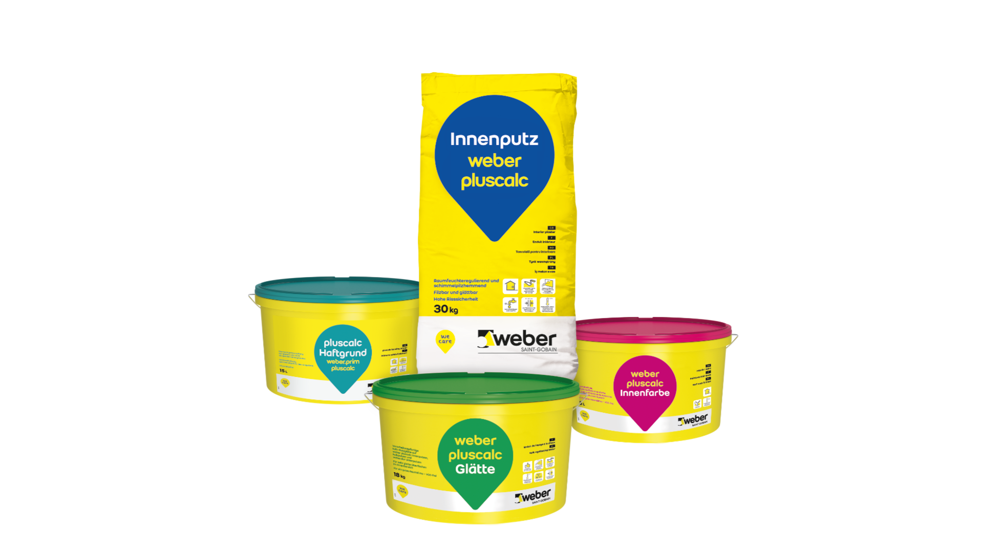 weber pluscalc - der innovative Inneputz | Saint-Gobain Weber